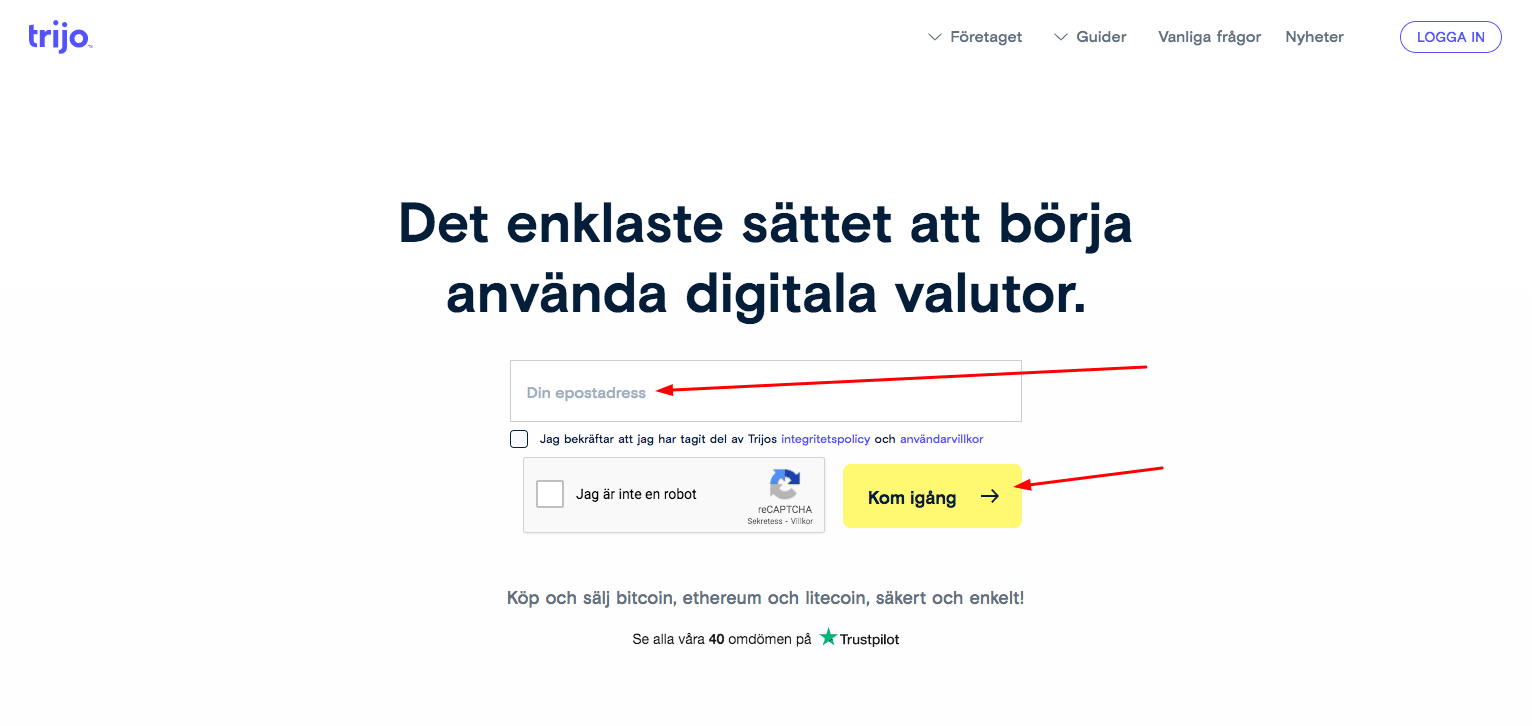 Guide: Så köper du bitcoin hos Trijo – enkelt och tryggt